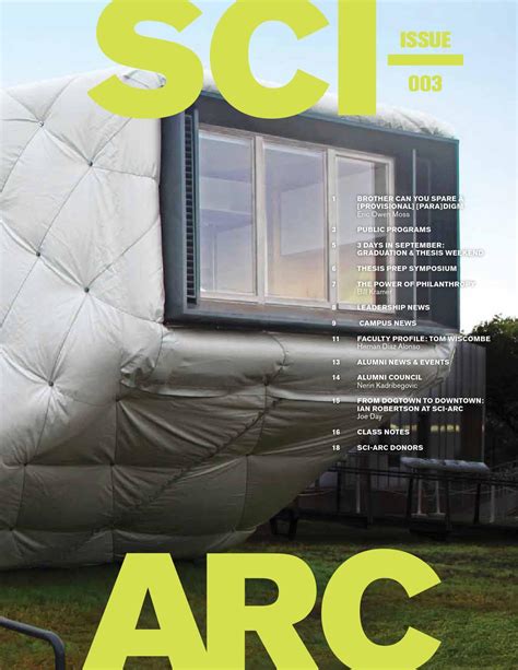 Sciarc Magazine No3 Fall 2011 By Sci Arc Issuu