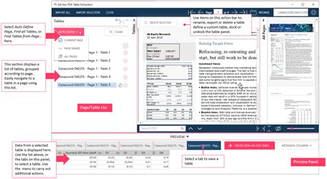 Altair Monarch 20210 Help Defining And Working With Tables