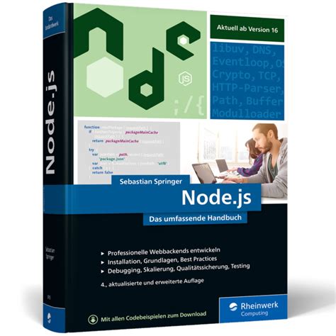 Node Js The Comprehensive Handbook By Sebastian Springer Bastelgarage
