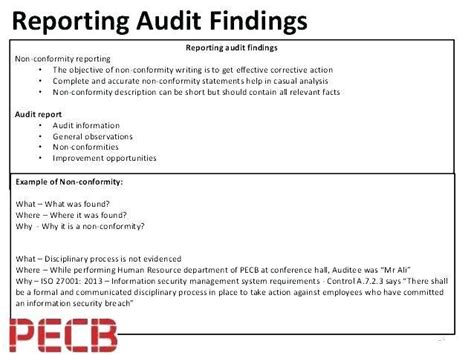 Audit Findings Report Template TEMPLATES EXAMPLE TEMPLATES EXAMPLE Report Template