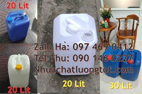 Can L Có Nắp Thoát Khí Đựng Tinh Dầu Can L Vuông Xanh Can Nhựa Lít Đựng Axit Can Hdpe