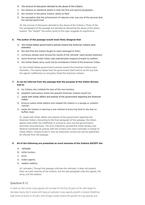 Solution Education Learning Mcqs Test Reading Comprehension Solved