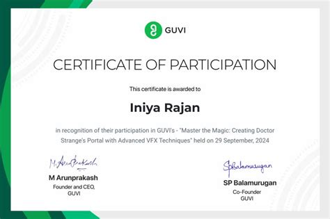 Iniya Rajan On Linkedin Vfx Visualeffects Learningexperience Newskill