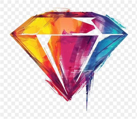 Png Dimond Shape Illustration Colorful Free Png Rawpixel