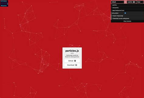 Particles js ile Güzel Hareketli Parçacıklar Oluşturun Webmaster Kitchen