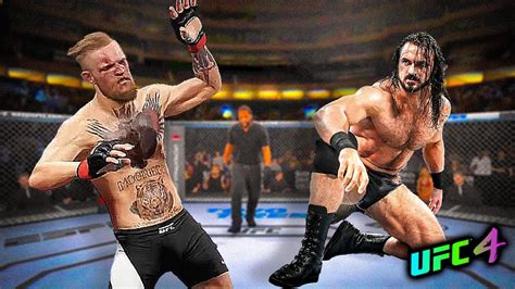 Conor Mcgregor Vs Drew Mcintyre Professional Wrestler Ea Sports Ufc 4 Youtube