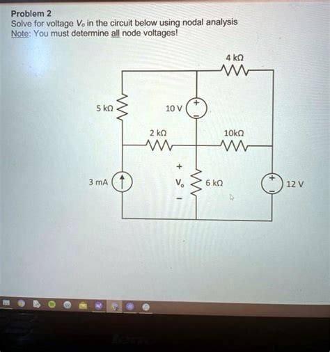 Solved Im Having Trouble With The Voltages I Do Not Know How To