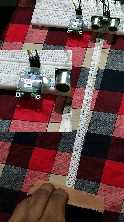Length Measuring Digital Oled Display Arduino Arduino Arduinoproject