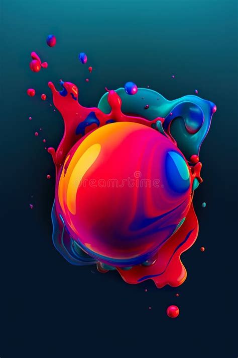 Background Blank Dynamic Wavy Colorful Modern Dynamic Liquid Art Super