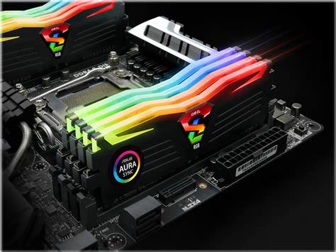 Memória DDR Geil Super Luce RGB GB MHz GALS GB C BSC