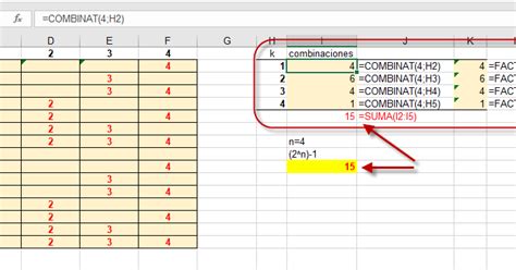 Listado de combinaciones sin repetición en Excel EXCEL FORO Un blog
