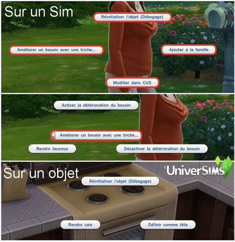 Codes De Triche Cheats Sims 4 Les Codes De Triche Luniversims