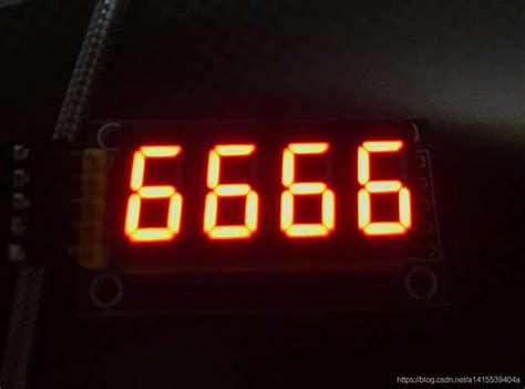 Micropython四位数码管程序代码（yx55759 4位数码管模块）4数码管显示4位数的程序 Csdn博客