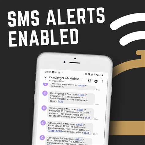 SMS Alerts And Order Control Mobile Ordering Control Table Service App