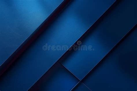 Modern Blue Geometric Abstract Background With Subtle Shadows Stock