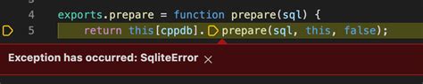 sqliteerror on a prepare statement · issue 730 · wiselibs better