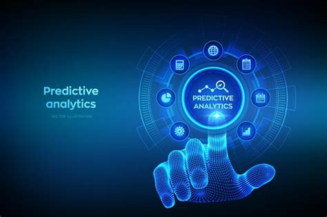 Premium Vector Predictive Analytics Big Data Analysis Business Intelligence Technology Concept