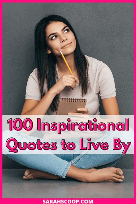 100 Inspirational Quotes To Live By