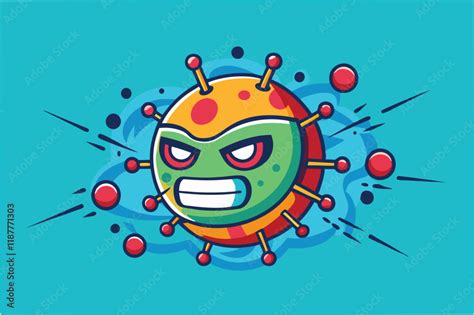 Mask Illustration Being Drawn In Strokes With Dynamic Animations Of