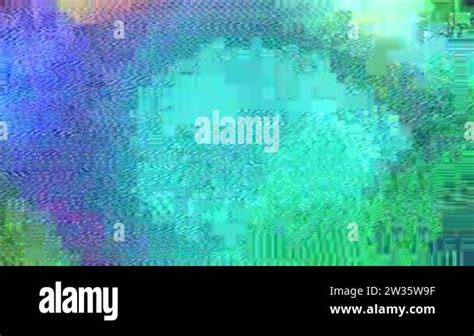 transforming error data neon sci fi holographic background stock video