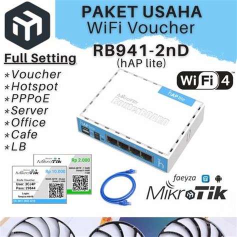 Jual Mikrotik Rb941 2nd Tc Full Setting Hotspot Rt Rw Net Jakarta Selatan Faeyza Mikrotik