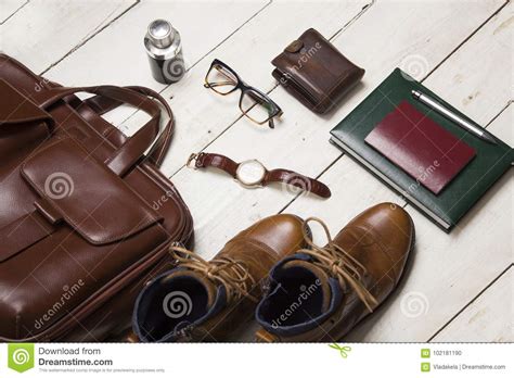 Set Of Men S Clothing And Accessories Hipster Concept Stock Photo Image Of Concept Element
