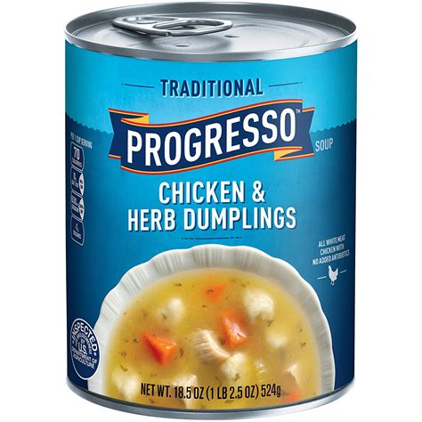 Progresso Soups Traditional Soup Chicken And Herb Dumplings 18 5 Ounce Wf Shopping