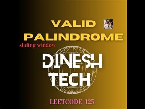 Valid Palindrome In Java Tamil Leetcode 125 YouTube