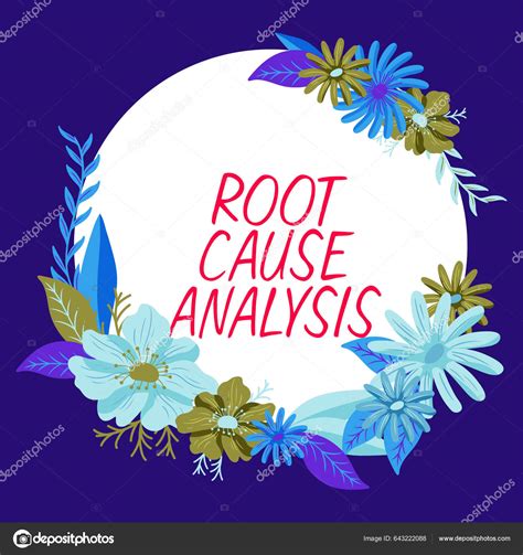 Handwriting Text Root Cause Analysis Word Method Problem Solving Identify Stock Illustration By
