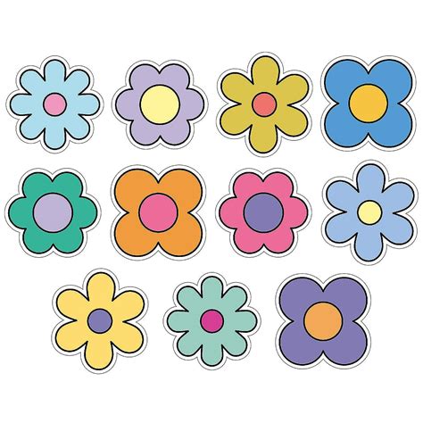 Flowers Cutouts 044222321345