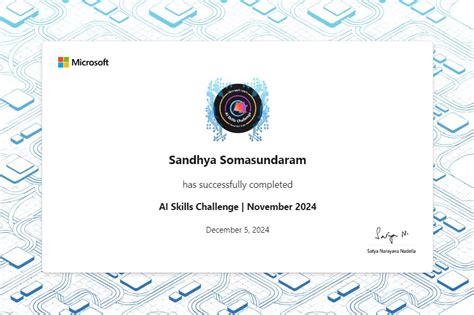 Sandhya Somasundaram On Linkedin Aiskillschallenge Microsoft