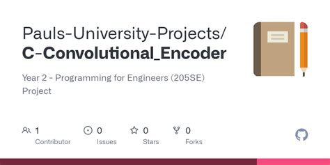 GitHub Pauls University Projects C Convolutional Encoder Year 2 Programming For Engineers