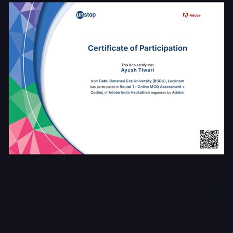 Adobe Hackathon Coding Problemsolving Learningjourney Bbdu Unstop Ayush Tiwari