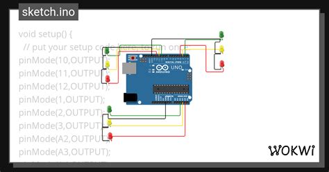 SemÁforo Copy Wokwi Esp32 Stm32 Arduino Simulator