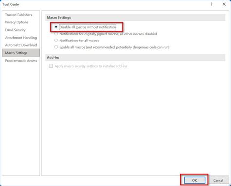 Outlook Enable Or Disable Macros Definitive Guide 2024