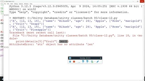 Python Batch No 80 Use Of Methods And Functions Task Given Youtube
