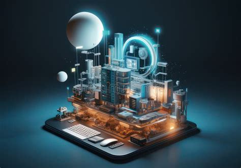 3d Model Of Intelligent Building Computer System Architecture