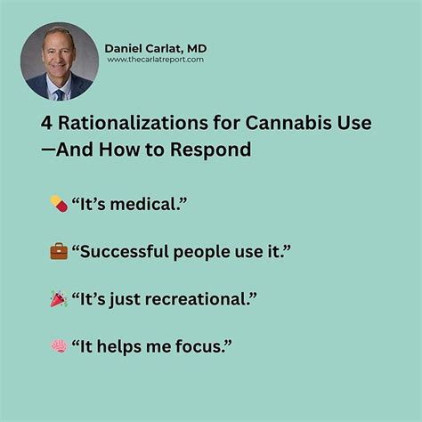 4 Rationalizations For Cannabis Use—and How To Respond Carlat Publishing