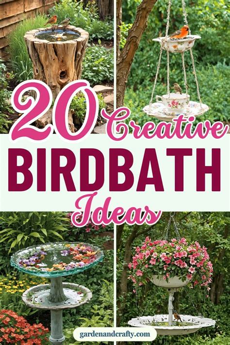 20 Brilliantly Creative Diy Birdbath Ideas To Transform Your Garden