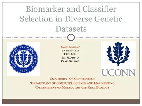 Ppt Biomarker And Classifier Selection In Diverse Genetic Datasets Powerpoint Presentation