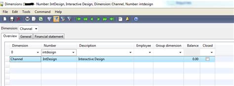 Axapta Dynamics Ax 2009 Rename Financial Dimensions Stack Overflow
