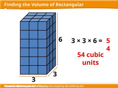 An Introduction To Volume Of Rectangular Prism Counting Cubes PPTX