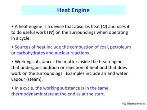 Heat Engine Introduction