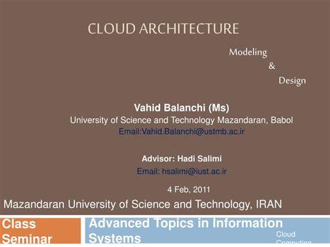 PPT Cloud Architecture PowerPoint Presentation Free Download ID 788611