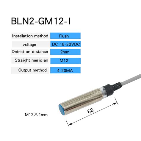 Analog Output M12 4 20ma Inductance Proximity Sensor Switch Proximity Sensor And Proximity Switch