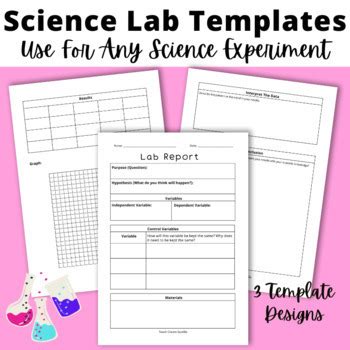 Science Method Science Lab Report For Any Science Experiment Printable