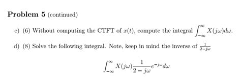 Problem 428 Consider The Following Continuous Time
