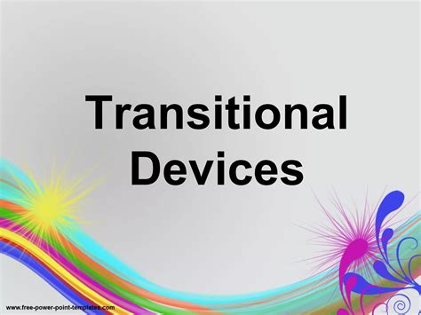 Eng9 Transitional Devices Ppt