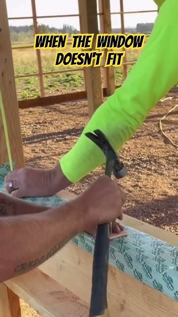 when the window doesn t fit shimmy technique pole barn building