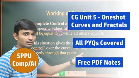 cg unit 5 curves and fractals sppu s e comp and a i oneshot youtube
